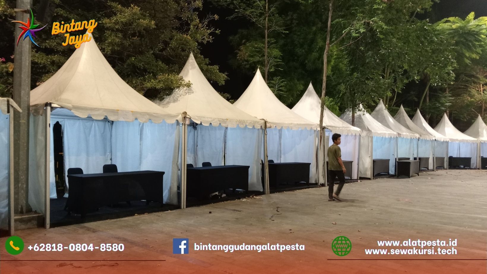 Sewa Tenda Sarnafil Tenda Kerucut Area Jakarta 0818-0804-8580 Wa/Tlp