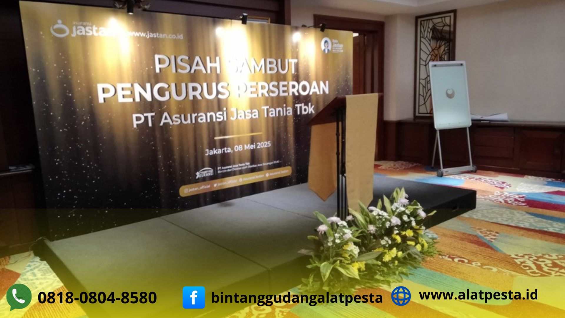 Sewa Backdrop Dan Panggung VIP Untuk Acara Formal Di Jakarta